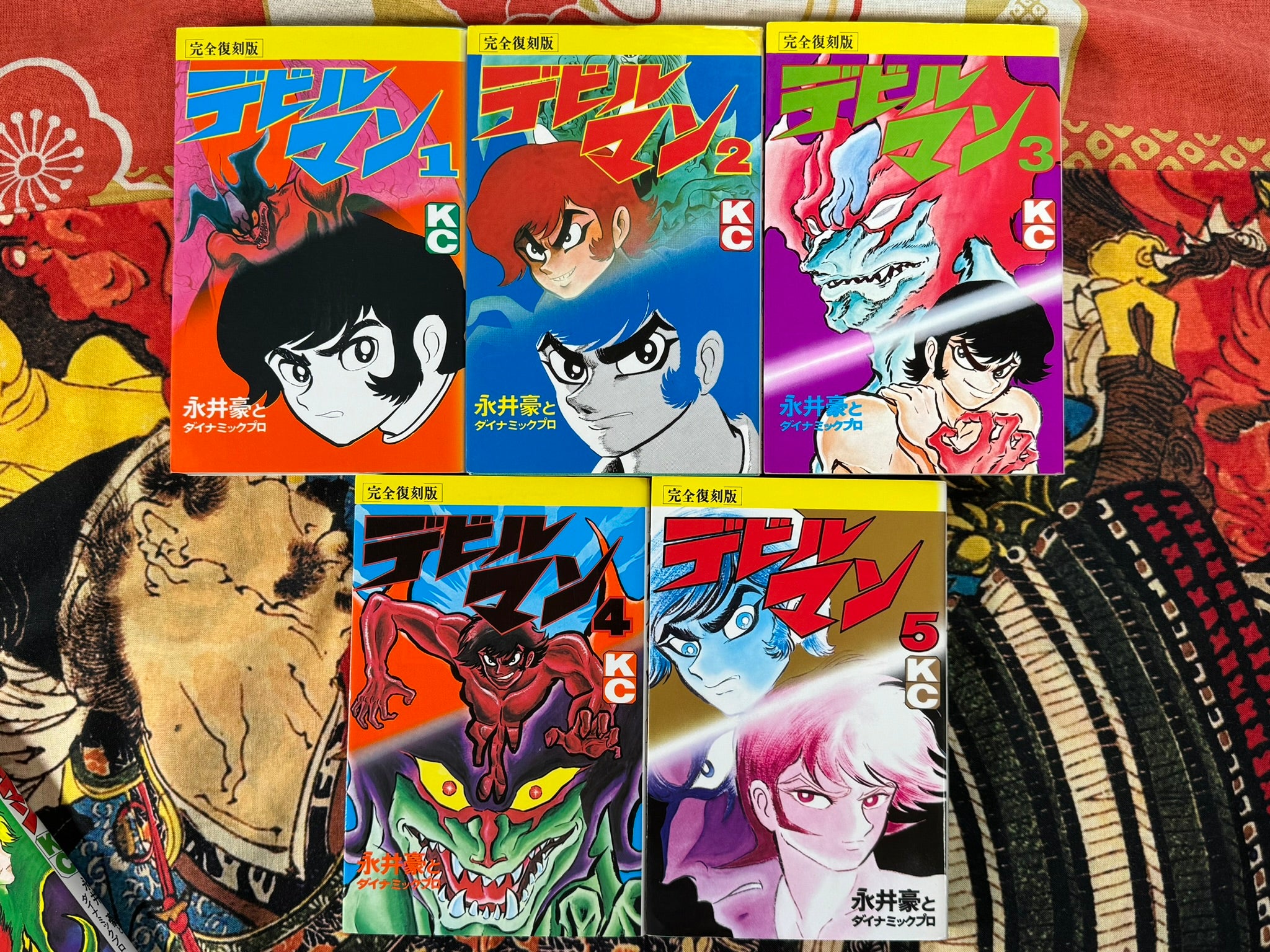 Devilman Complete Edition 1-5 Full Set by Go Nagai (1993) · Japan Book Hunter